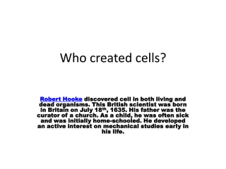 Everything about cells! | PPTX