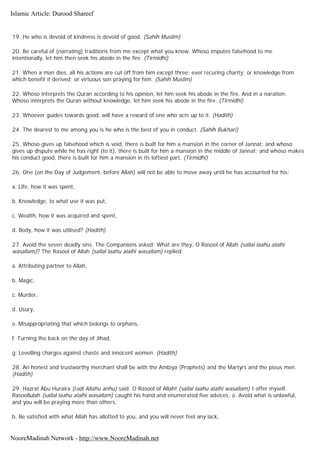 Everything about durood sharief | PDF