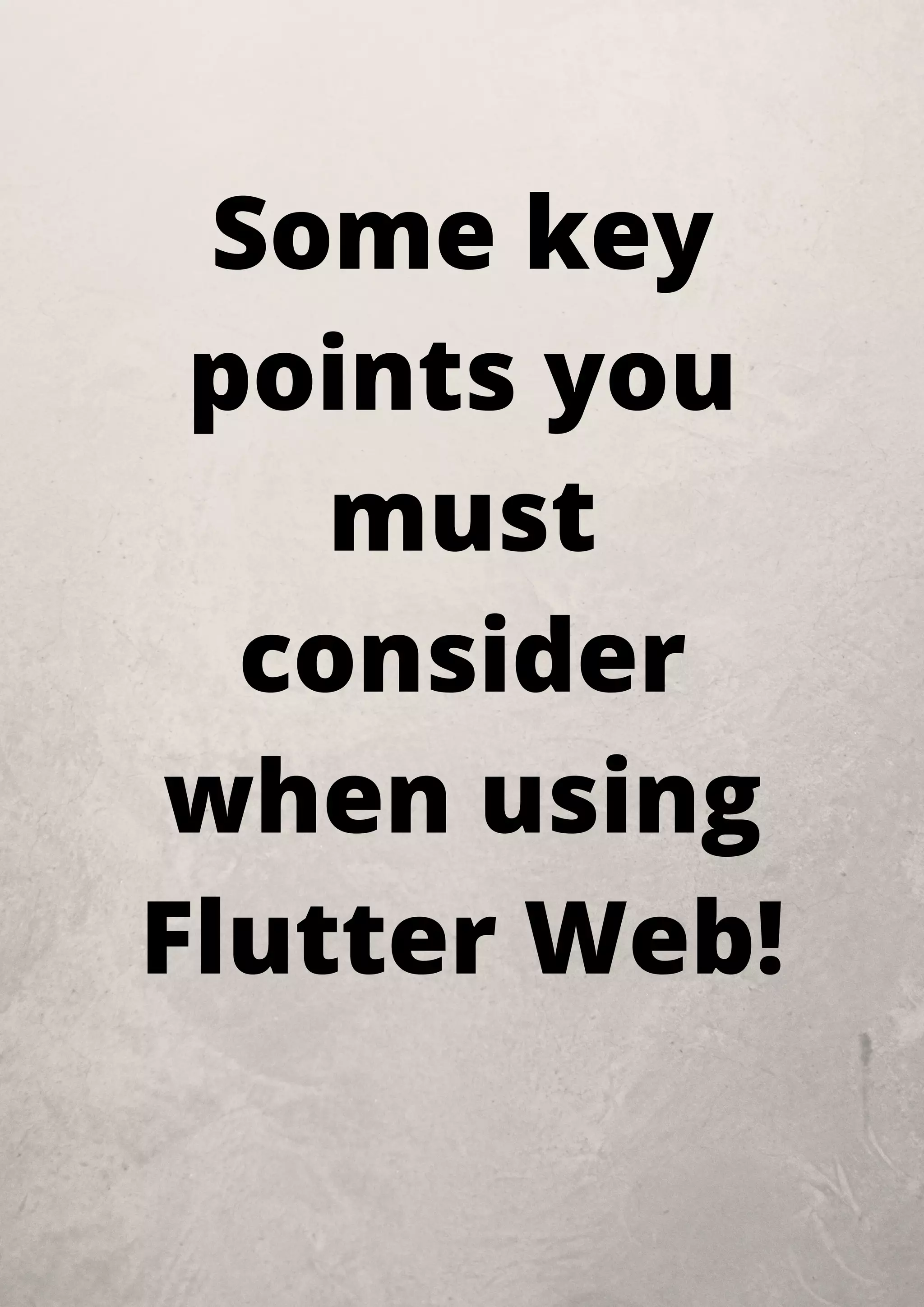Everything about flutter web development | PDF