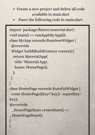 Everything about flutter web development | PDF
