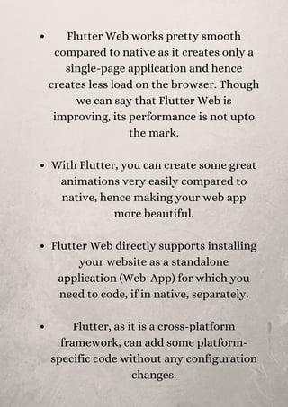Everything about flutter web development | PDF