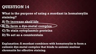 everything you need to know about H & E staining | PPTX