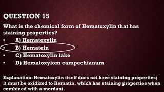 everything you need to know about H & E staining | PPTX
