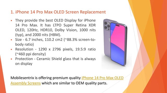 Everything about iPhone 14 Pro Max Replacement Parts and Accessories ...