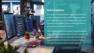 Everything About Node.js 22: New Features and Latest Updates | PPT