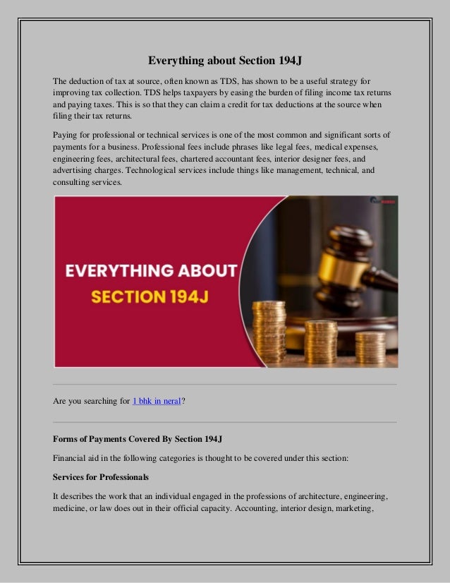 Everything about Section 194J | PDF