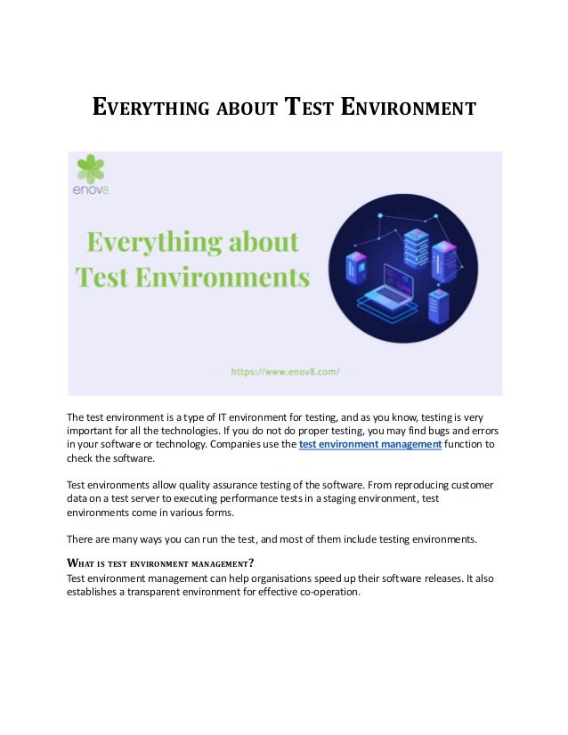 Everything about Test Environments.pdf