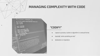 Everything as code - Johan Siebens STS presentation 14-01-2020 | PPT