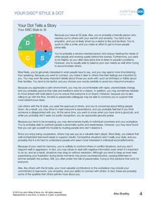 Everything disc workplace profile | PDF