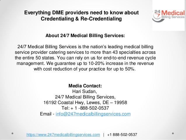 Everything dme providers need to know about credentialing & re ...