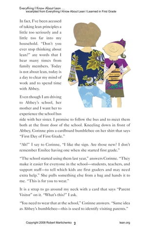 Everything i know about Lean | PDF