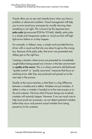 Everything i know about Lean | PDF