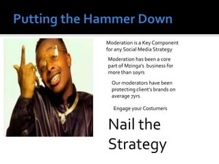 Everything in moderation | PPTX | Social Networking | Internet