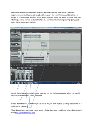 Everything on audi ad | DOCX