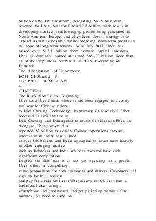 Everything on DemandThe Uberization” of E-commerceif you w | DOCX