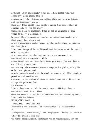 Everything on DemandThe Uberization” of E-commerceif you w | DOCX