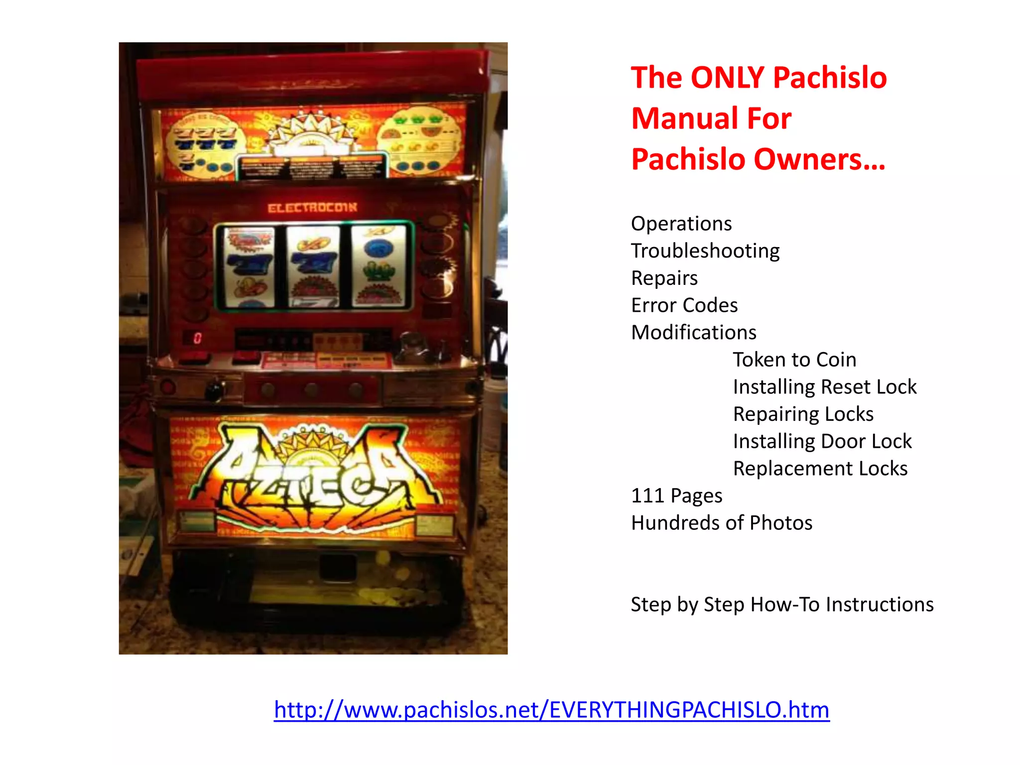 Everything Pachislo Manual | PPTX