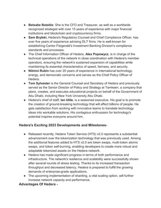 Everything Regarding The Hedera Project, Recent Funding, And ...