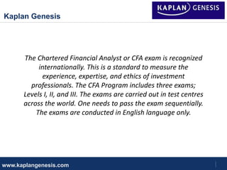 Everything that you Need to Know about the CFA Program Exam | PPT