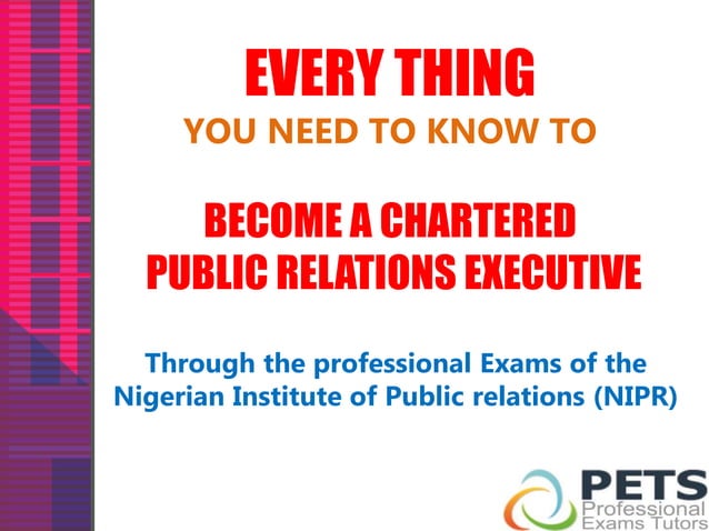 All You Need to know about the NIPR Professional Certitification | PPTX