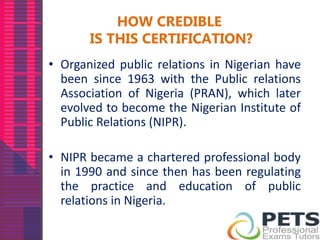 All You Need to know about the NIPR Professional Certitification | PPTX
