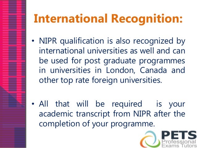All You Need to know about the NIPR Professional Certitification