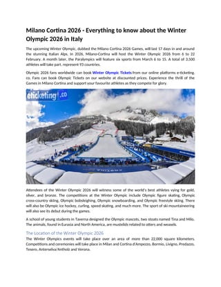 Everything to know about the Winter Olympic 2026 in Italy.docx