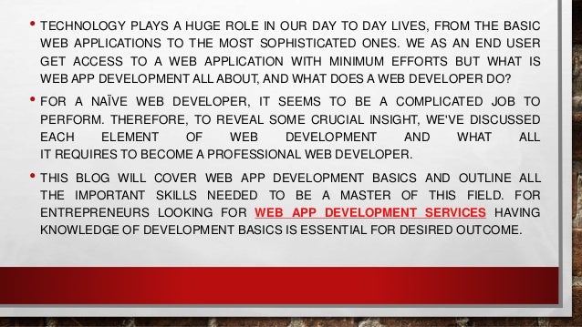 Everything to know about web application development in 2022 | PPT