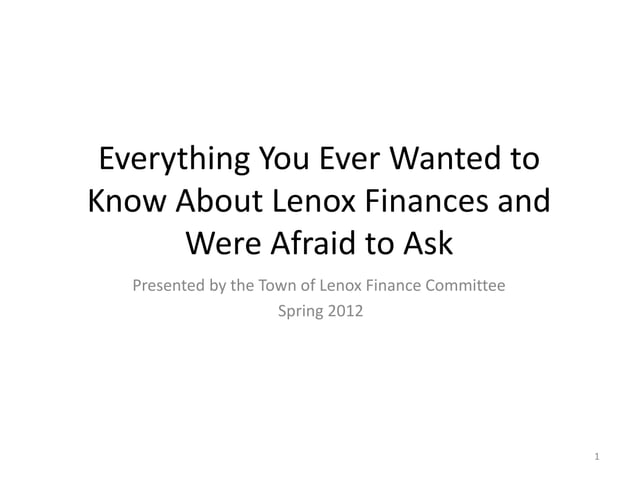 Everything you ever wanted to know about lenox v5 | PPT
