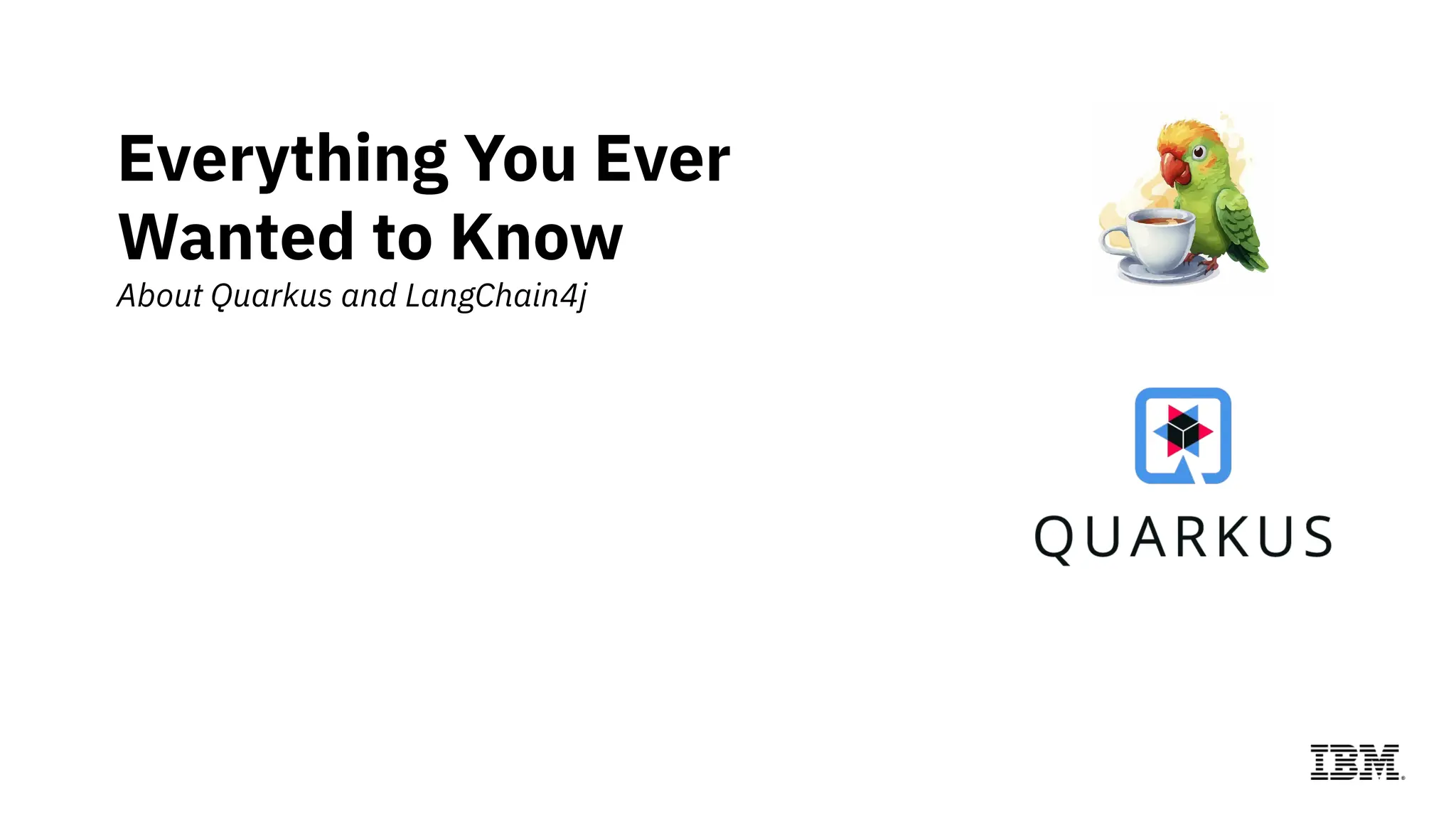 Everything You Ever Wanted to Know About Quarkus and LangChain4j | PDF