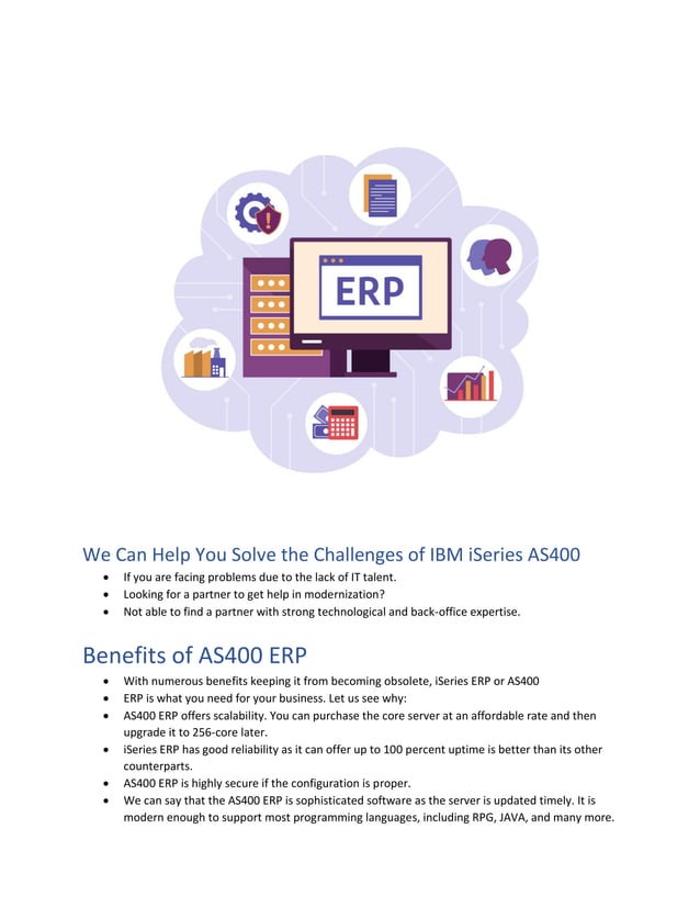 Everything You Must Know About IBM AS400 ERP and ERP Cloud.pdf