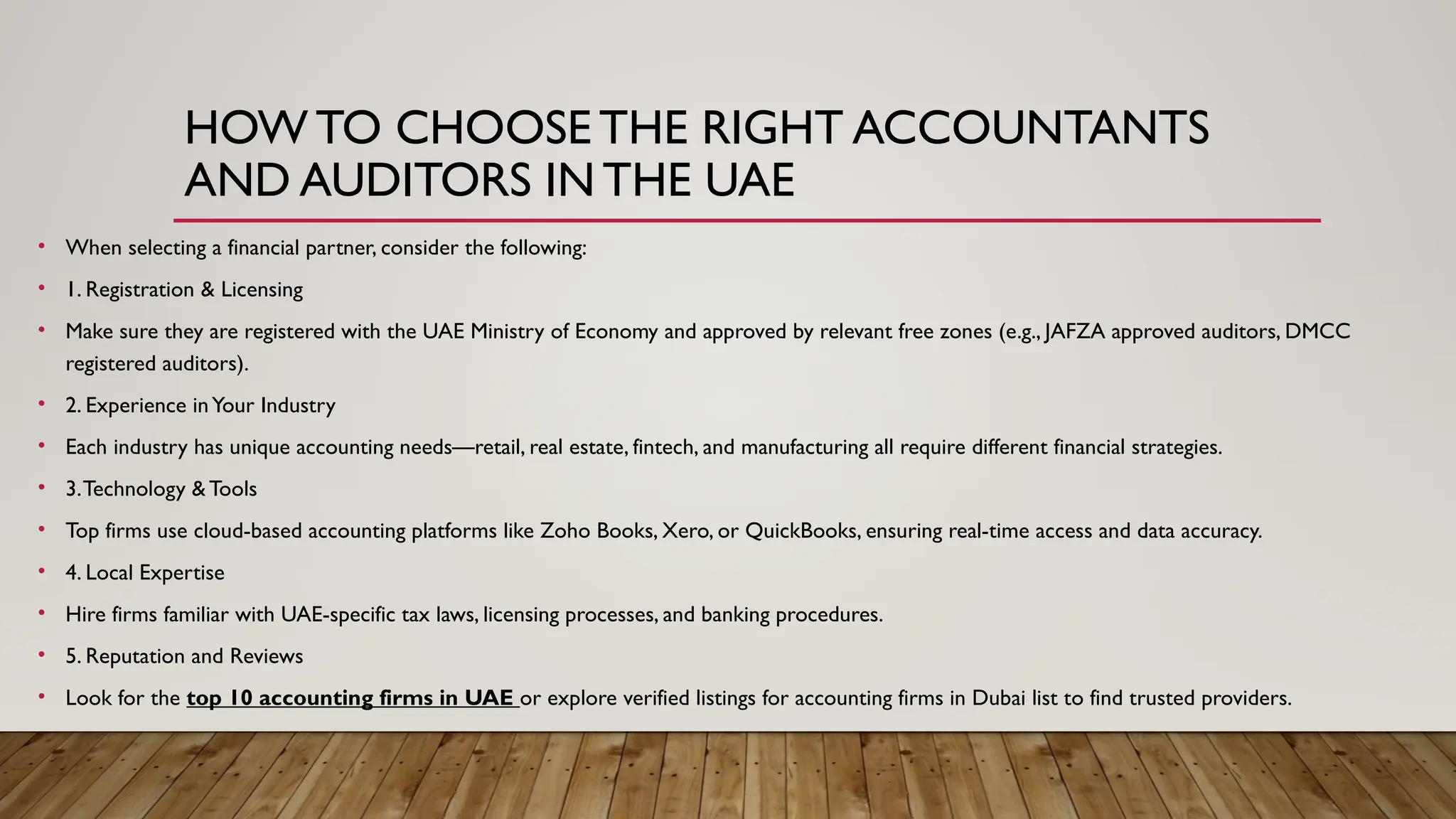Everything You Need to Know About Accountants and Auditors in the UAE ...