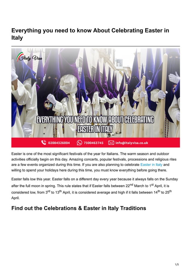 Everything you need to know About Celebrating Easter in Italy.pdf