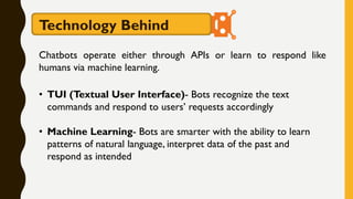 Everything you need to know about chatbots | PPT