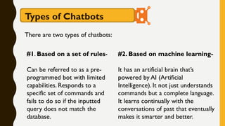 Everything you need to know about chatbots | PPT