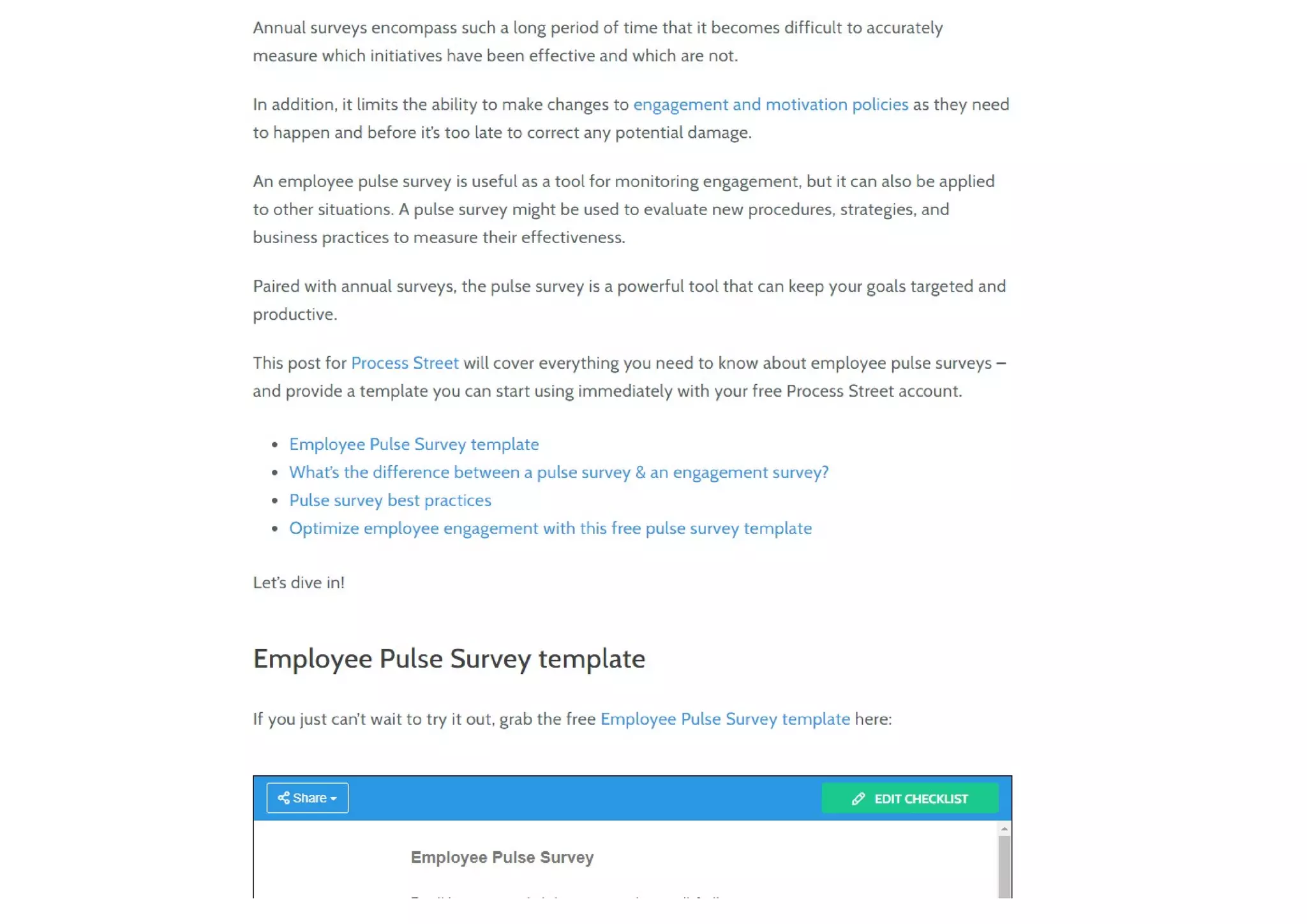 Everything You Need to Know About Conducting Employee Pulse Surveys (+ Free Template) | PPT
