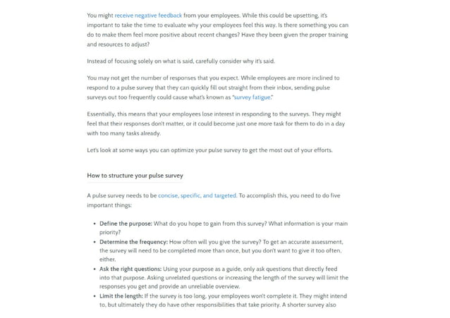 Everything You Need to Know About Conducting Employee Pulse Surveys (+ Free Template) | PPT