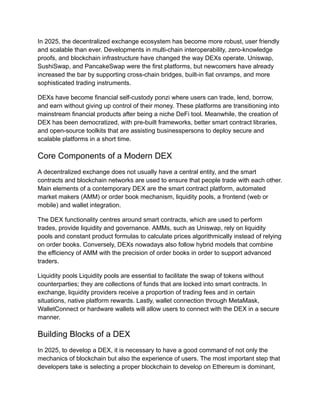 Everything You Need to Know About DEX Development in 2025.pdf