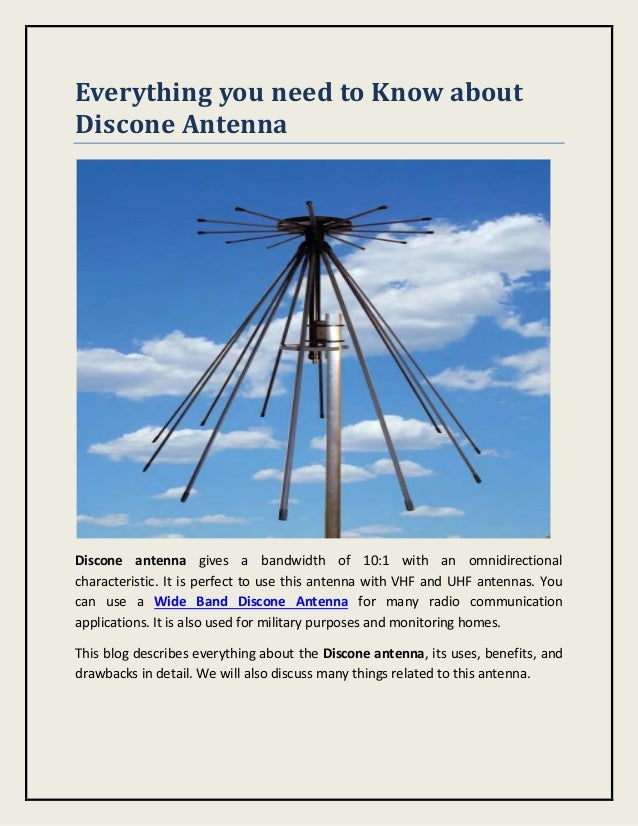 Everything you Need to Know about Discone Antenna.pdf