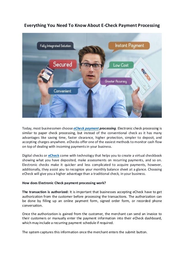 Everything You Need To Know About E-Check Payment Processing.pdf
