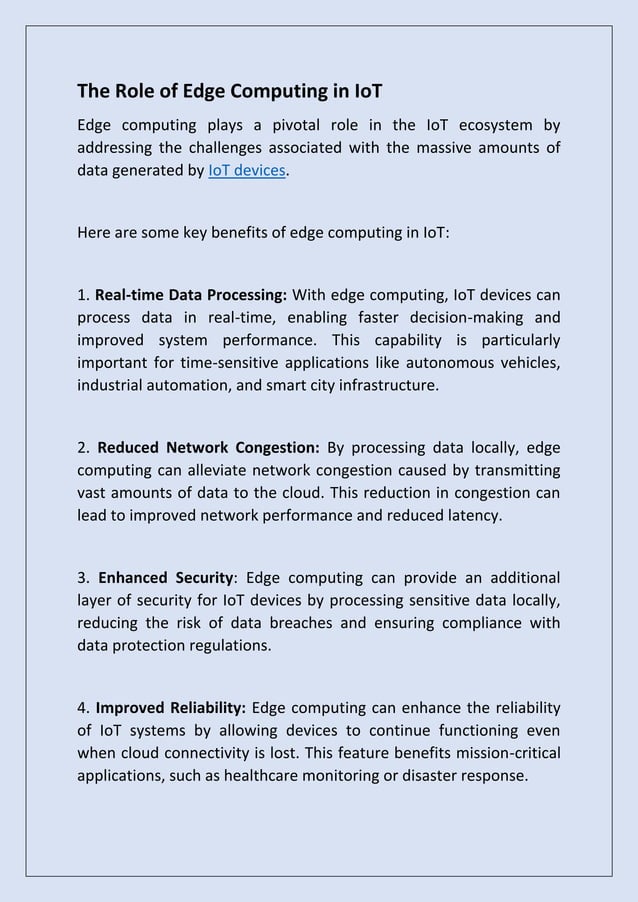 Everything You Need to Know About Edge Computing Technologies | PDF