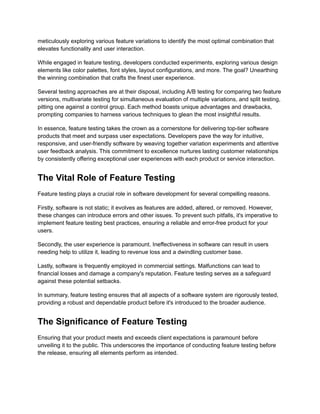 Everything You Need to Know About Feature Testing_ A Step-by-Step ...