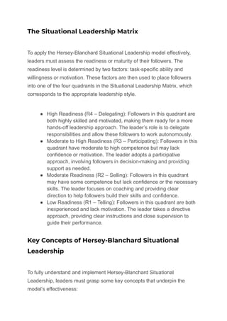 Everything You Need to Know about Hersey-Blanchard Situational ...
