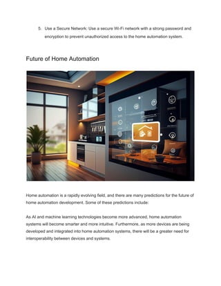 Everything You Need to Know About Home Automation Development | PDF