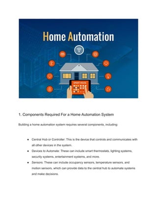 Everything You Need to Know About Home Automation Development | PDF