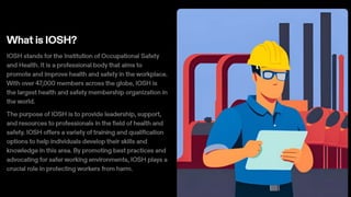 Everything you need to know about IOSH Course | PPT