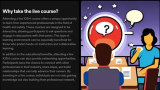 Everything you need to know about IOSH Course | PPT