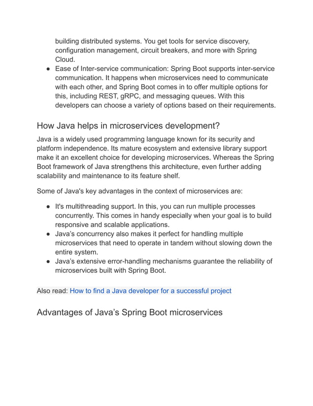Everything You Need To Know About Java S Spring Boot Microservices Architecture Pdf