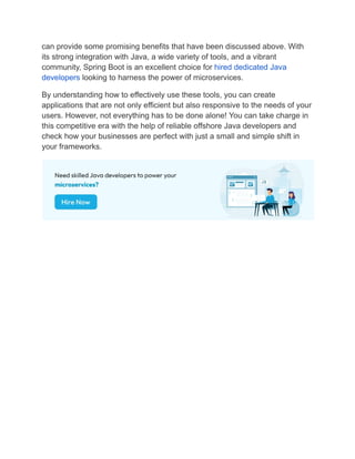 Everything you need to know about Java’s Spring Boot Microservices ...