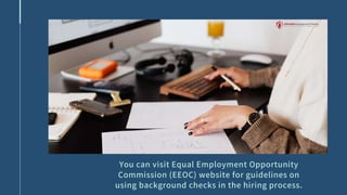 Everything you Need to Know About National Background Check | PPTX